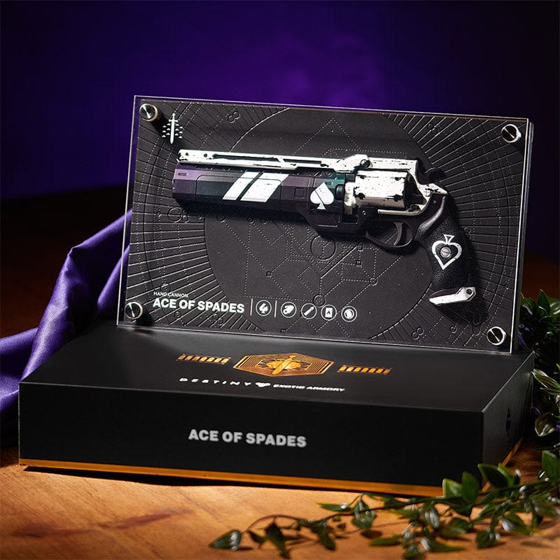 Destiny Exotic Armory Collection ‘Ace of Spades’ Replica Plaque ...