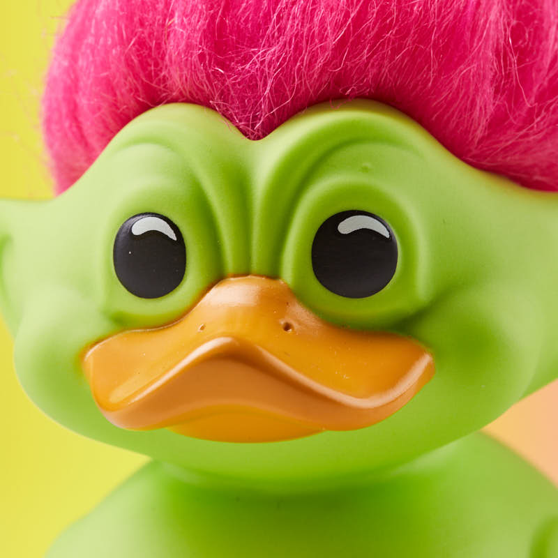 Trolls: Green Troll (Green with Pink Hair) TUBBZ (First Edition ...