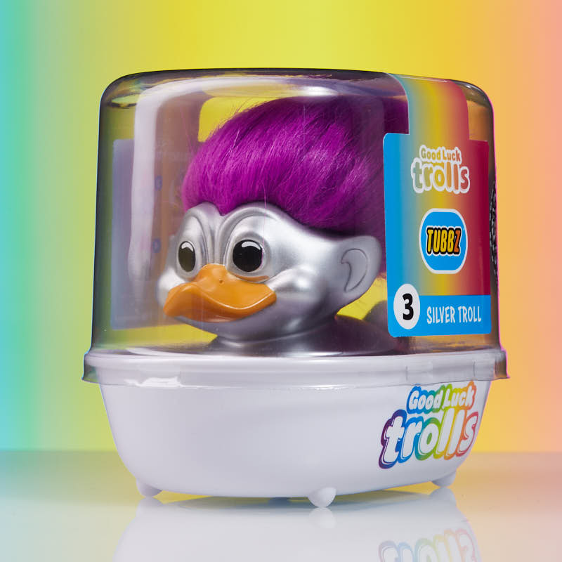 Official Trolls Silver Troll (Silver with Purple Hair) TUBBZ Cosplayin ...