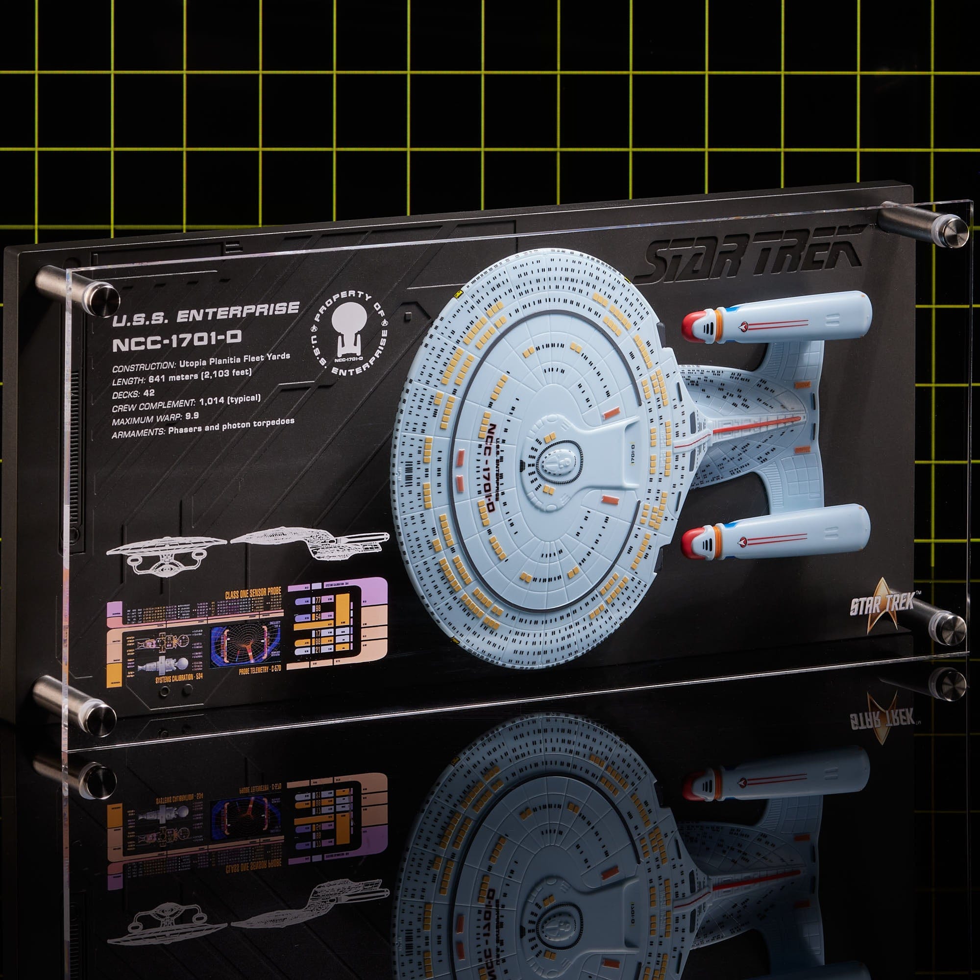 Star Trek Enterprise NCC 1701-D Plaque